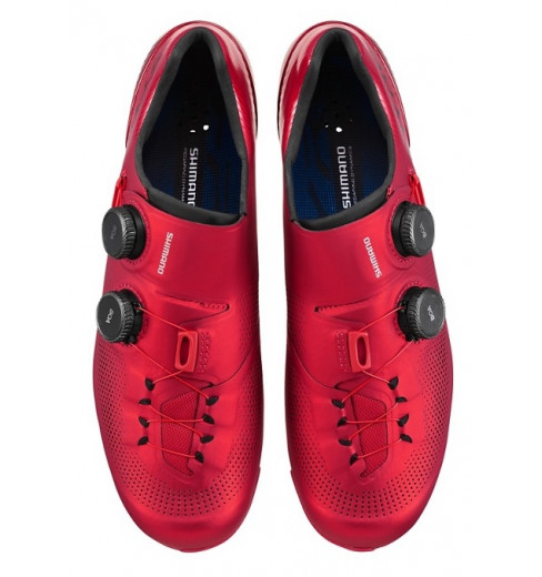 SHIMANO S-Phyre RC903 men's road cycling shoes - Red - Bike Shoes